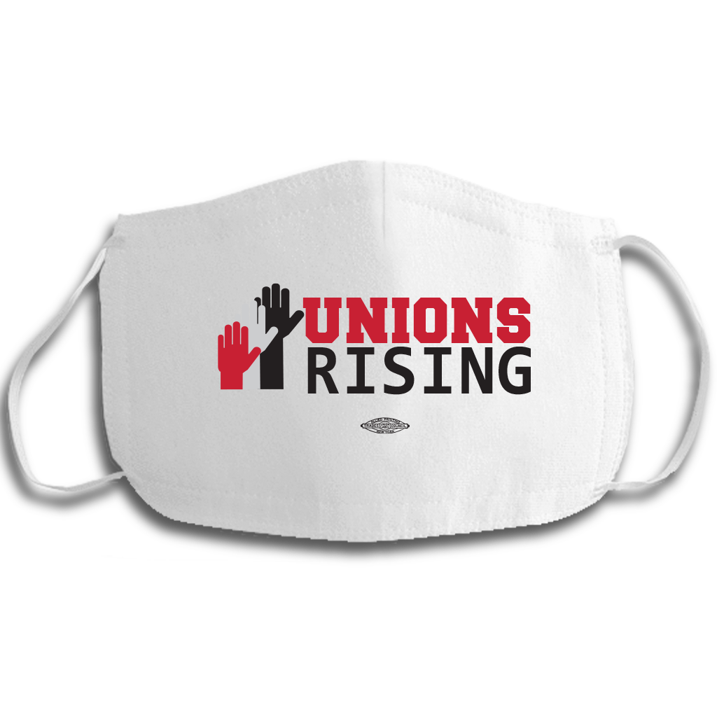 Unions Rising Face White Mask – WeHaveThePowerStore